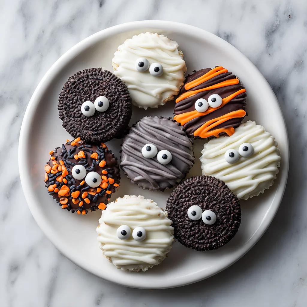 Spooky Scary Halloween Chocolate Dipped Oreo Cookies: Fun, Festive, and ...
