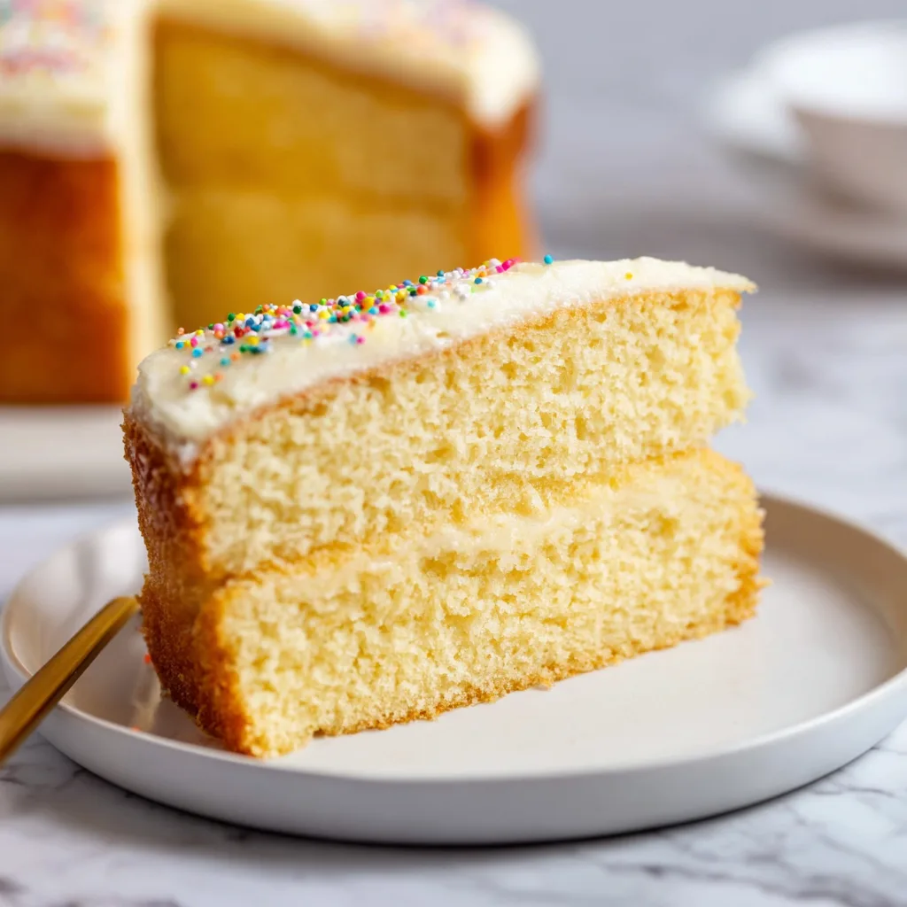 The Best Homemade Vanilla Cake — A Fluffy, Moist, Classic Layer Cake ...